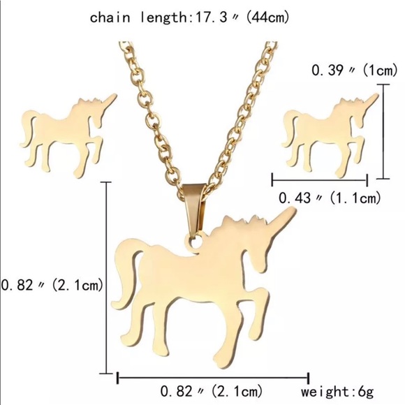 Jewelry | Unicorn Stainless Steel Gift Set | Poshmark